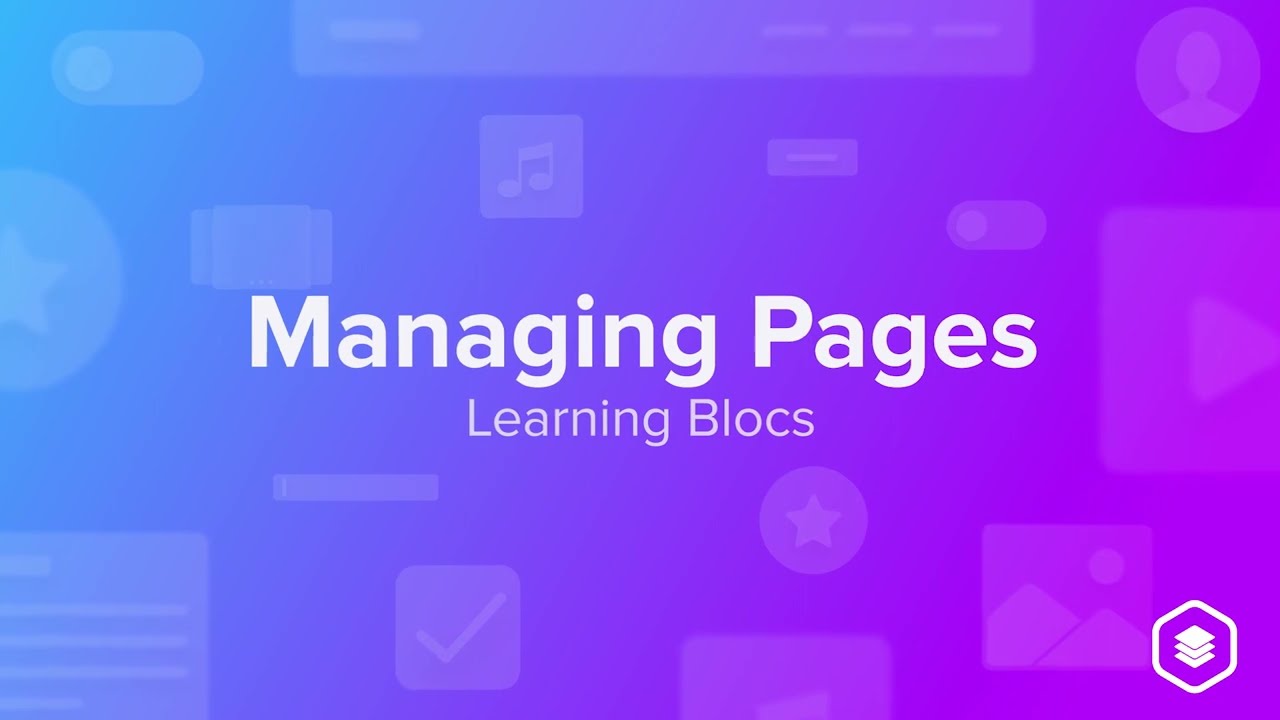 Managing Pages - Blocs 5