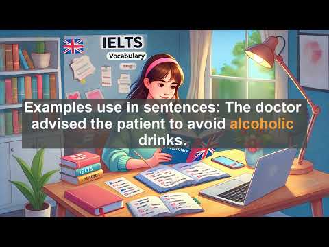 2500 IELTS 5.5 Vocabulary Lesson: Alcoholic - Meaning, Common errors, Synonyms and Antonyms