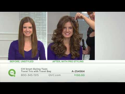 CHI Smart Travel Dryer, Styling Iron & Curling Iron w/Travel Bag with Shawn Killinger