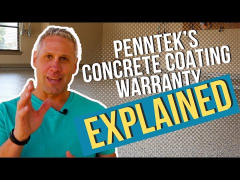 What is Penntek’s Concrete Coating Warranty? (Length, Coverage, Exclusions)