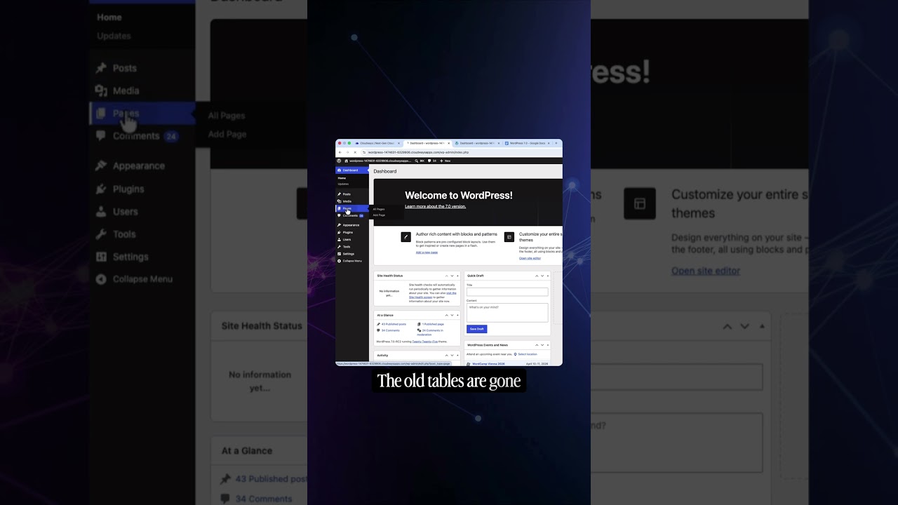 Key features in WordPress 7.0  #wordpressai #wordpress7.0 #wordpress