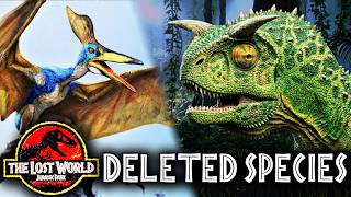 ????DINOSAURS CUT from THE LOST WORLD: JURASSIC PARK | Carnotaurus, Super-Raptor...