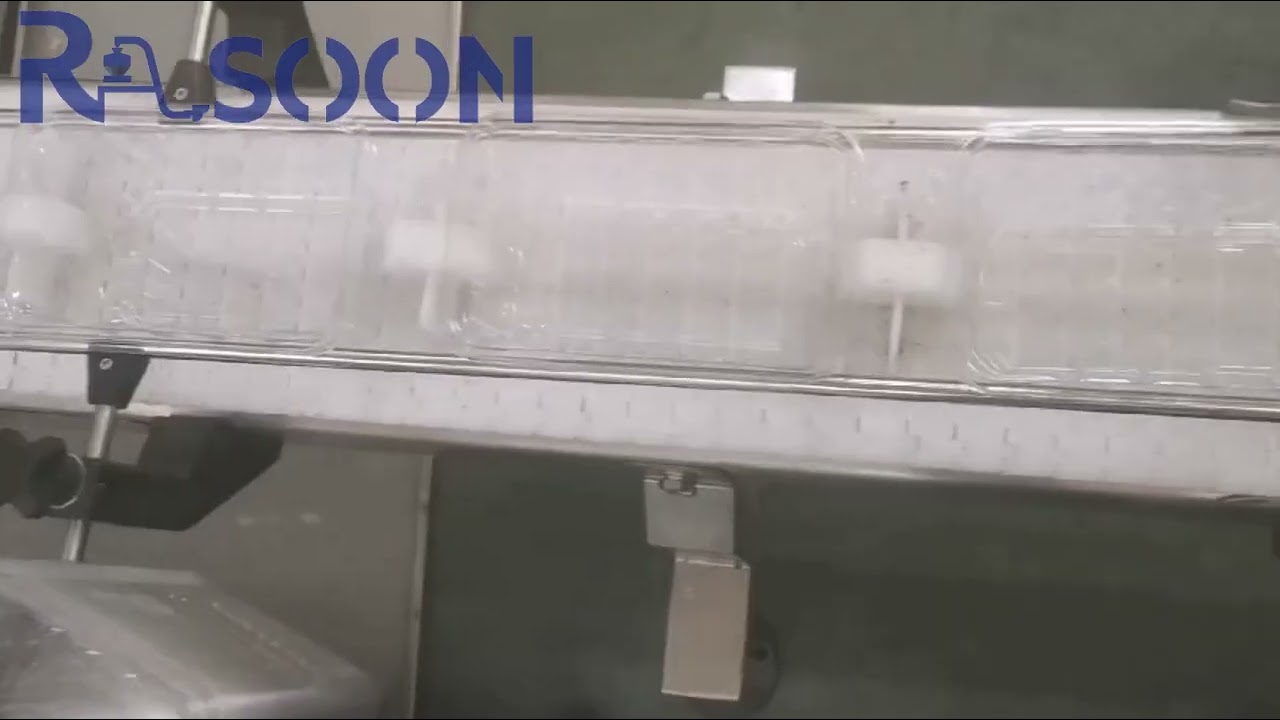 Ruisoon | Tray dispanser with multihead weigher | Snack chips packaging 1 weigher to two trays