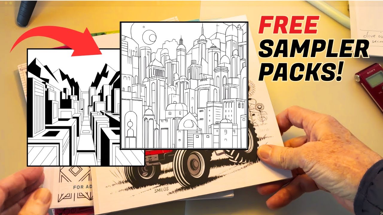 Coloring Book Pages Free | Download your sample pack PDF