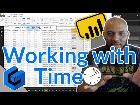 Working with time in Power BI Desktop