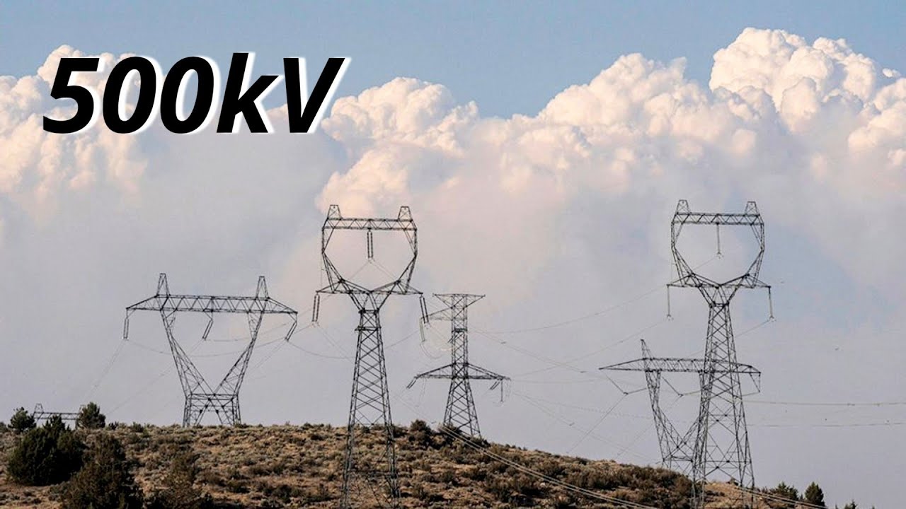 500kV transmission lines in Oregon, U.S.A. 🇺🇸