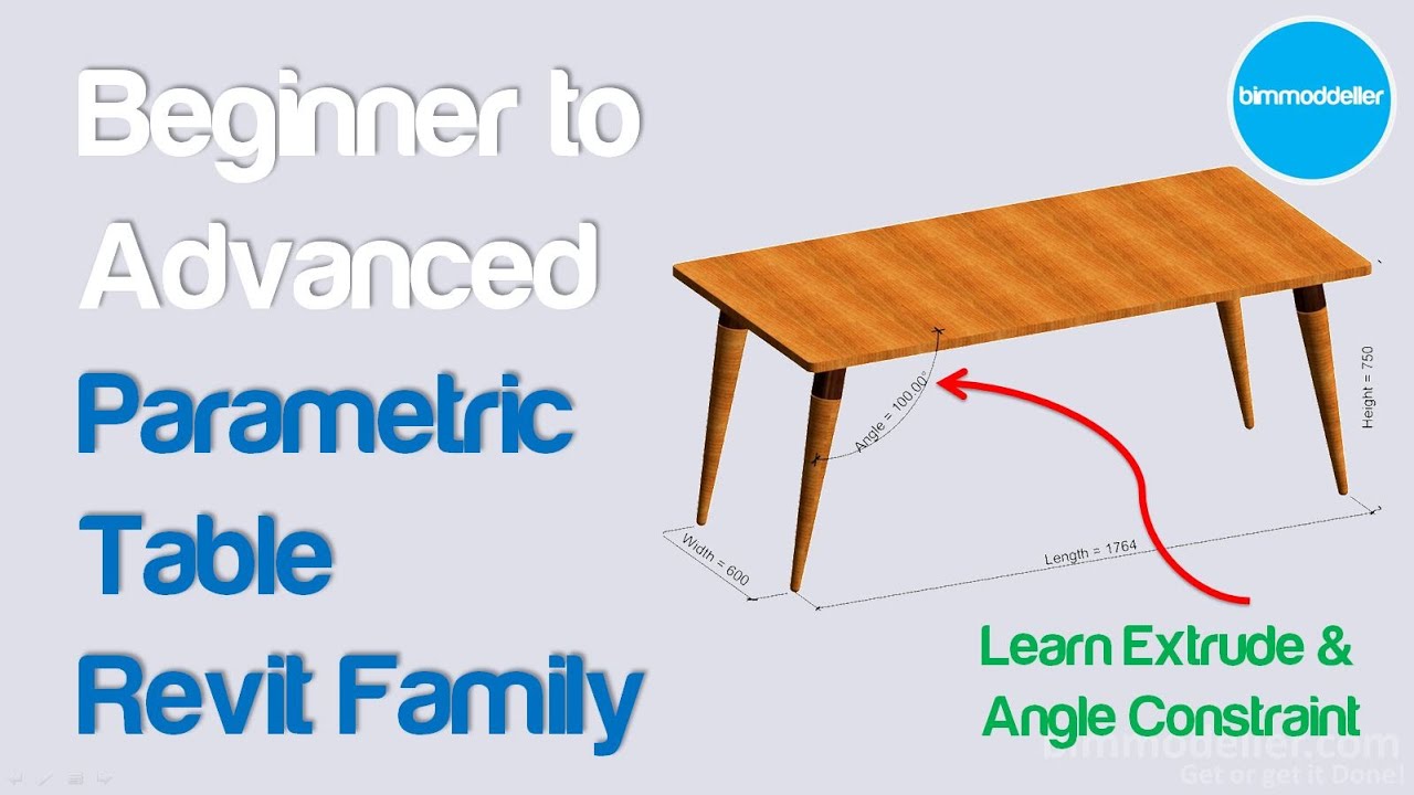 6. Create Revit Parametric Table Family tutorial