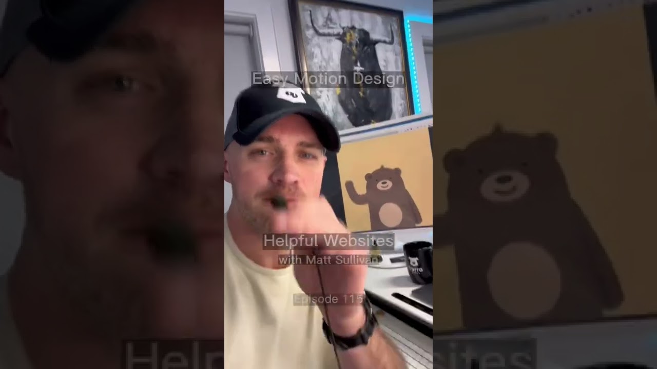 Motion Design Made Easy 🏃‍♂️🎨  Helpful Websites: Ep 115 #animation #design #marketing