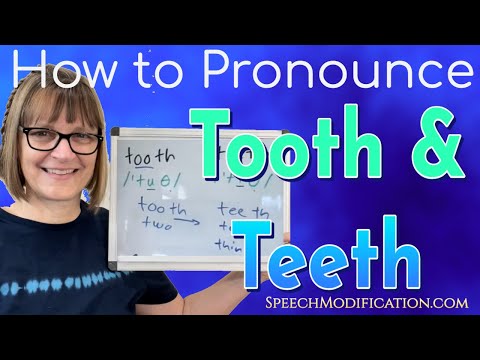 How to Pronounce Tooth and Teeth (Voiceless TH sound /θ/)
