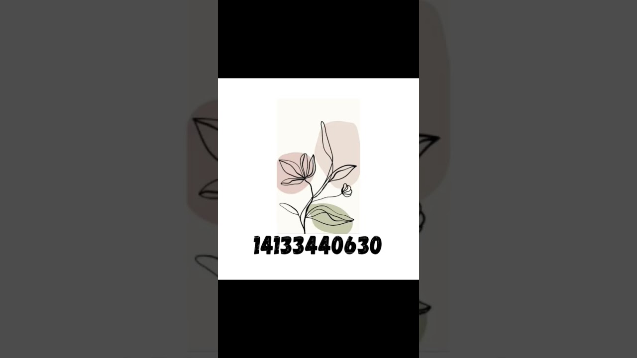 Boho decal codes #roblox #robloxbloxburg #bloxburg #decals