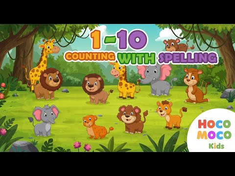 Explore Numbers Spelling: Fun Counting from 1 to 10!