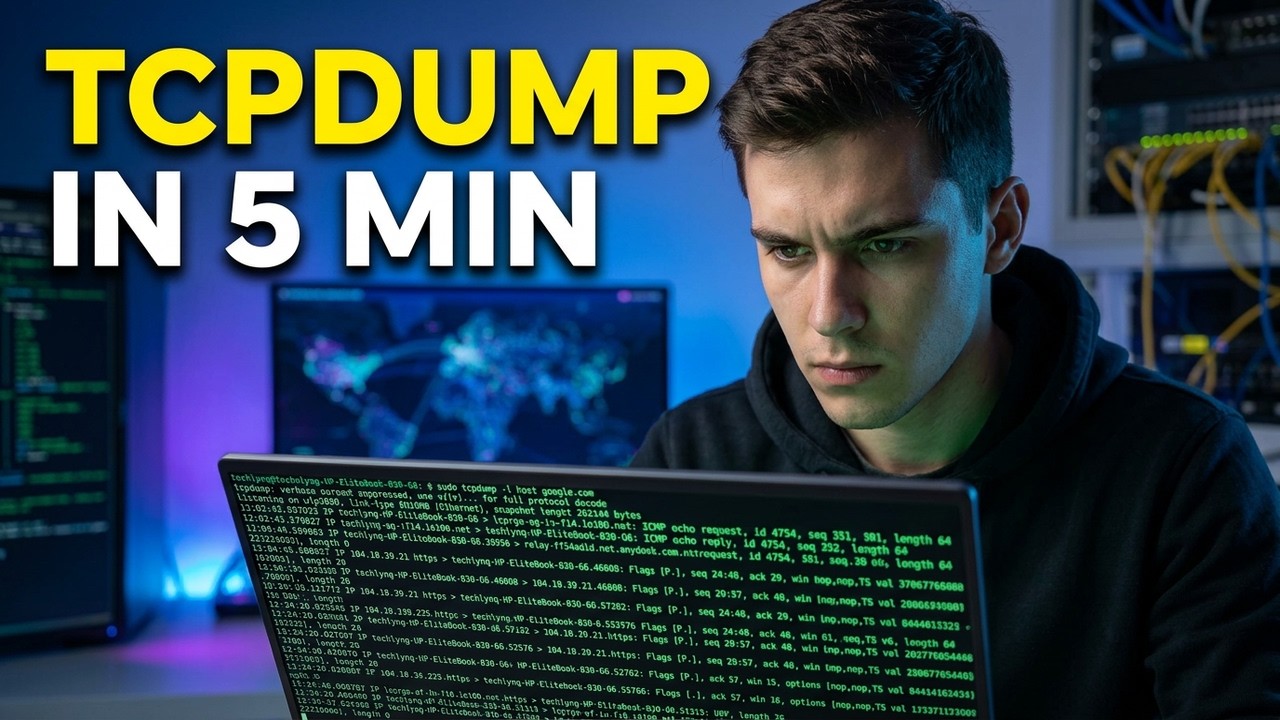 See All Network Traffic with tcpdump (First Command Explained)
