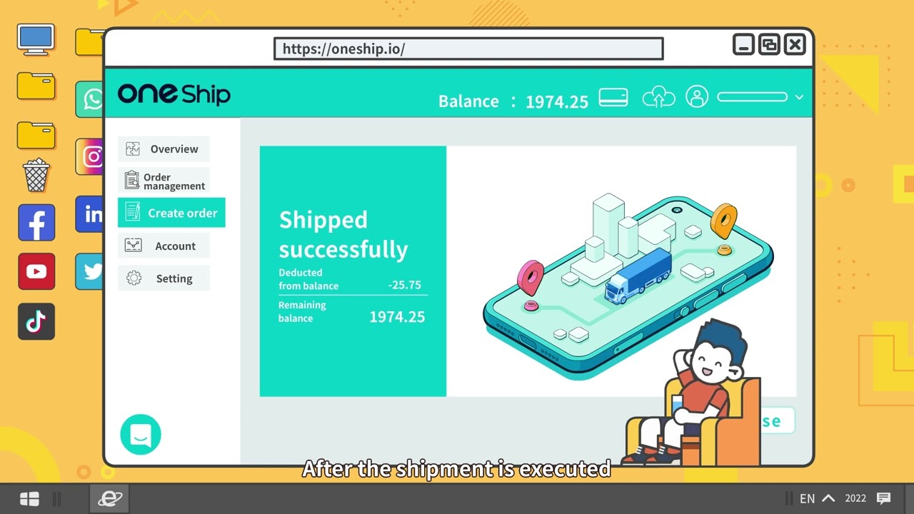 OneShip Introduction - Automated Your Logistic Process (English version)