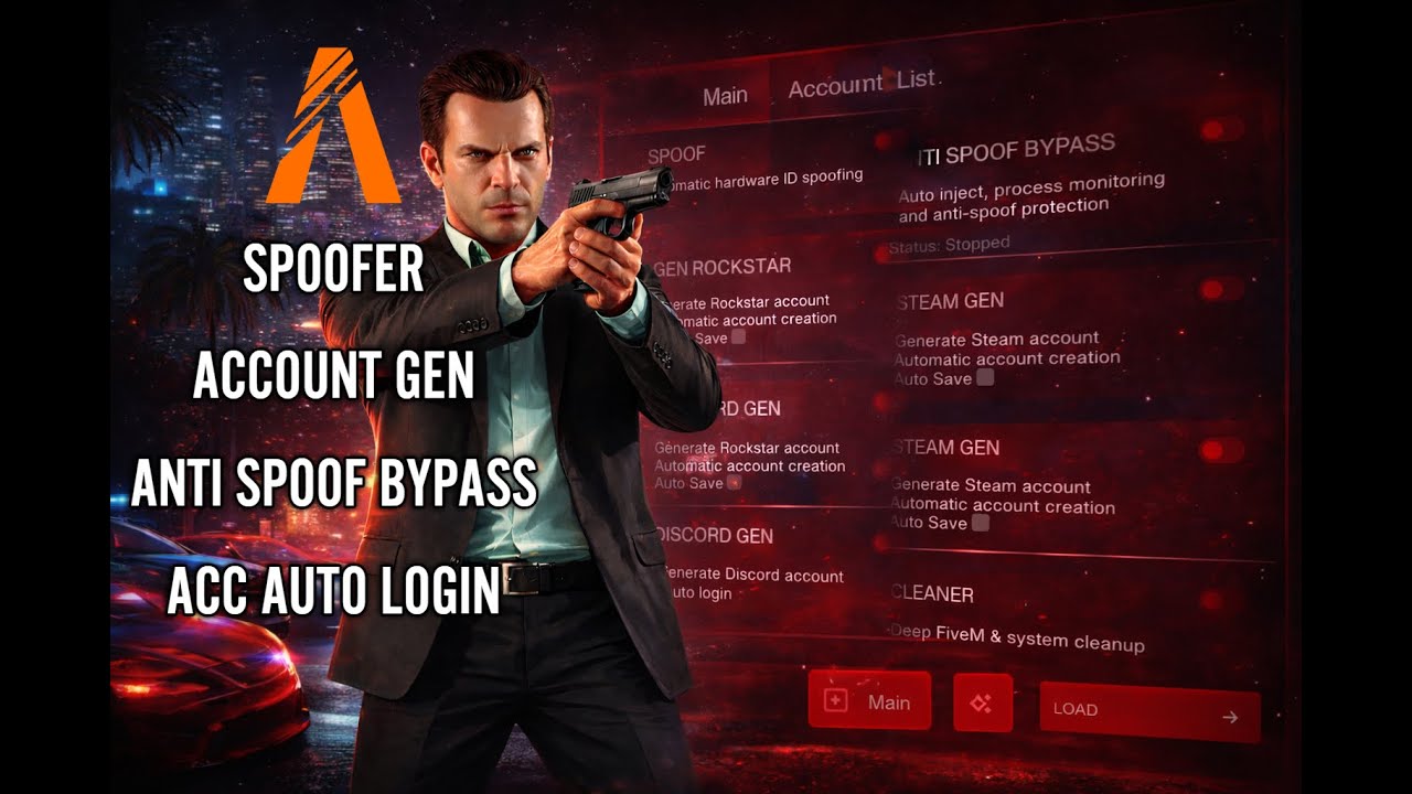 Best FiveM Spoofer/Acc Generator - Unban from any server in less then 1min | Lorax Spoof PreServices