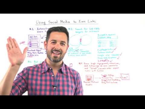 Top 4 Ways to Use Social Media to Earn Links - Whiteboard Friday