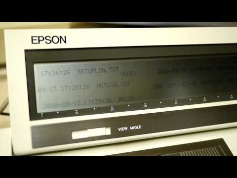 Epson PX-8 Terminal | Retrocosm's Vintage Computing, Tech & Music Blog