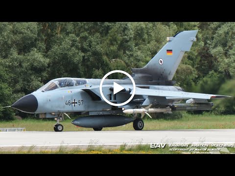 Panavia PA-200 Tornado ECR - German Air Force 46+57 - takeoff at Manching Air Base