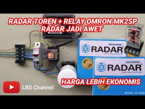Cara Pasang Radar Otomatis Tandon Air ke Relay