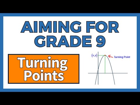 Aiming For Grade 9: Turning Points | GCSE Maths | The Online Maths Tutor