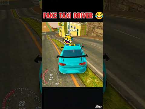 Fake Taxi Driver 🤯 Car Parking Multiplayer 👨🏻🔧 #shorts #carparkingmultiplayer #foryou #gaming