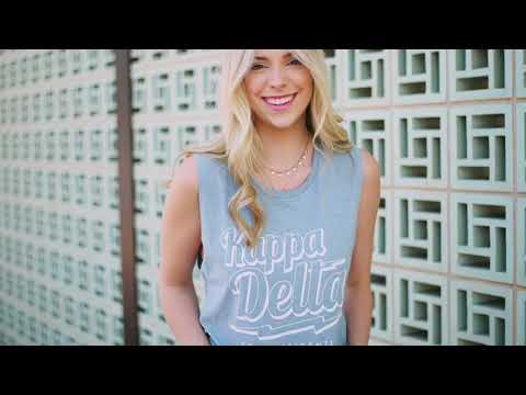 Kappa Delta Lightning Bolt Tank