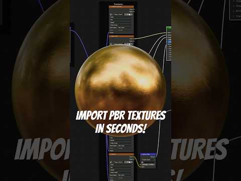 Import PBR Textures in Seconds with This Blender Hack! #blender3d #blender