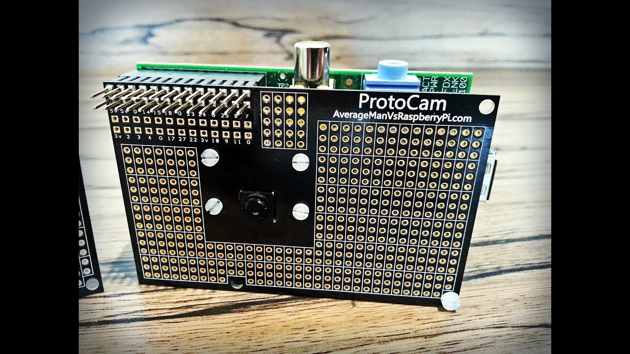 ProtoCam - The Raspberry Pi Camera Module Prototyping Board