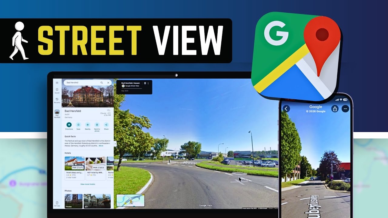 Google Maps Street View Tutorial • How To Use Google Maps Streetview on Computer & Phone
