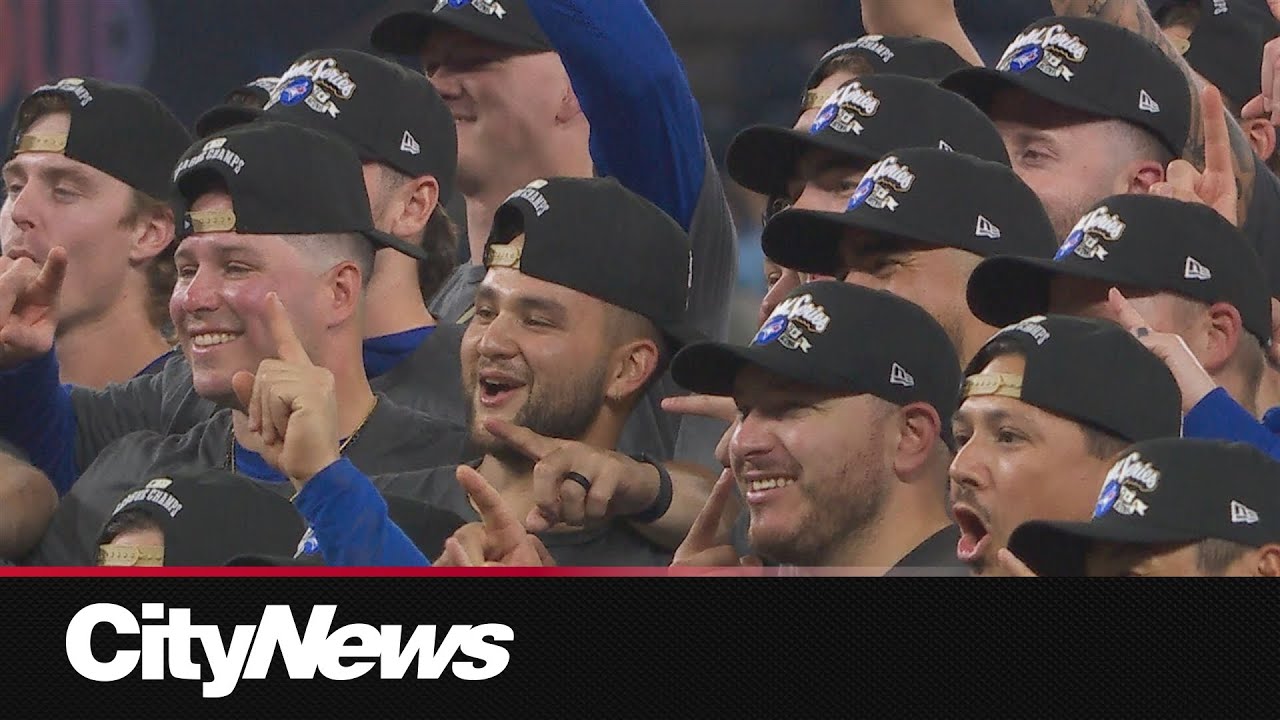 Inside the exciting Blue Jays clubhouse celebration