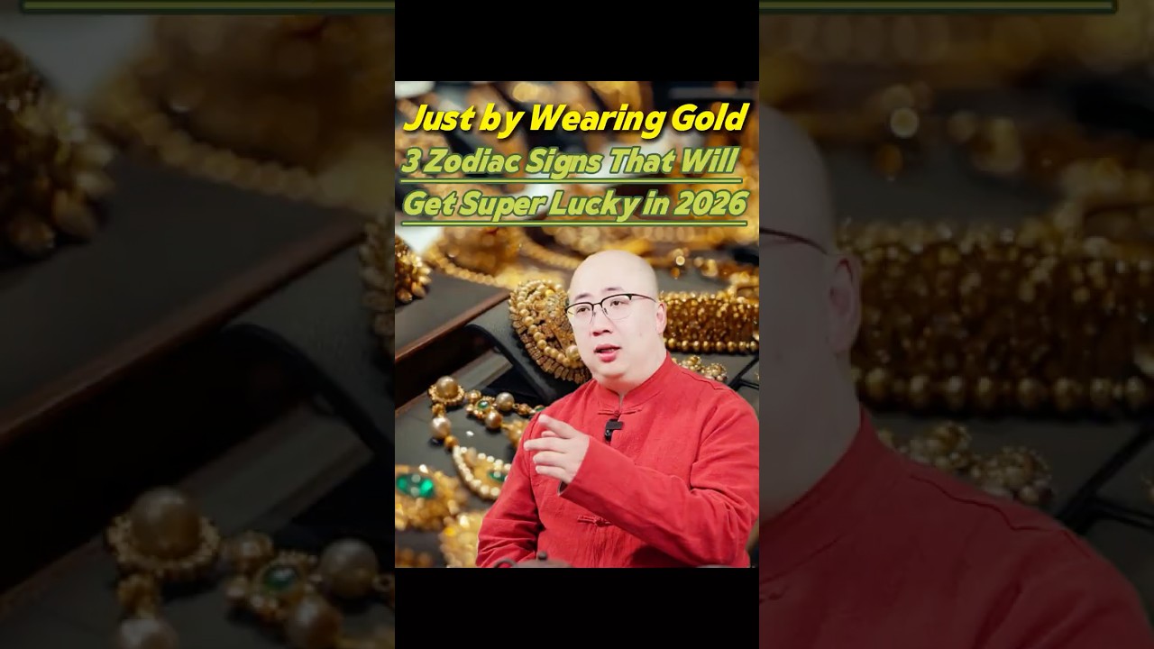 3 Zodiac Signs That Will Get Super Lucky in 2026 — Just by Wearing Gold#energy #gold #spirituality