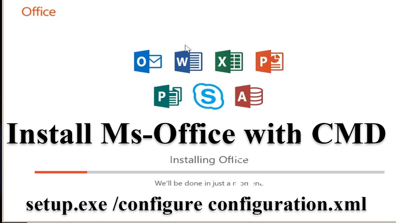 How to Install Microsoft Office with Command Prompt CMD
