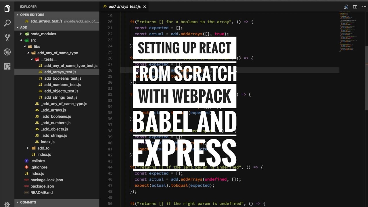 Setting up React from scratch with Webpack Babel and Express
