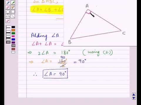 Example: Identify Triangle Using Angle Sum Property - Practical ...