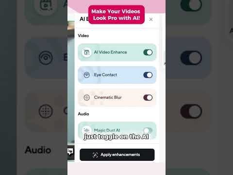 How to Use the #AIVideoEnhancer in #Podcastle #contentcreation