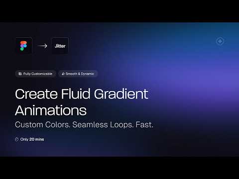 Easiest Way to Create Custom Animated Gradients with Looping Motion (Figma + Jitter)