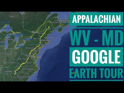 AT West Virginia Maryland Google Earth Tour
