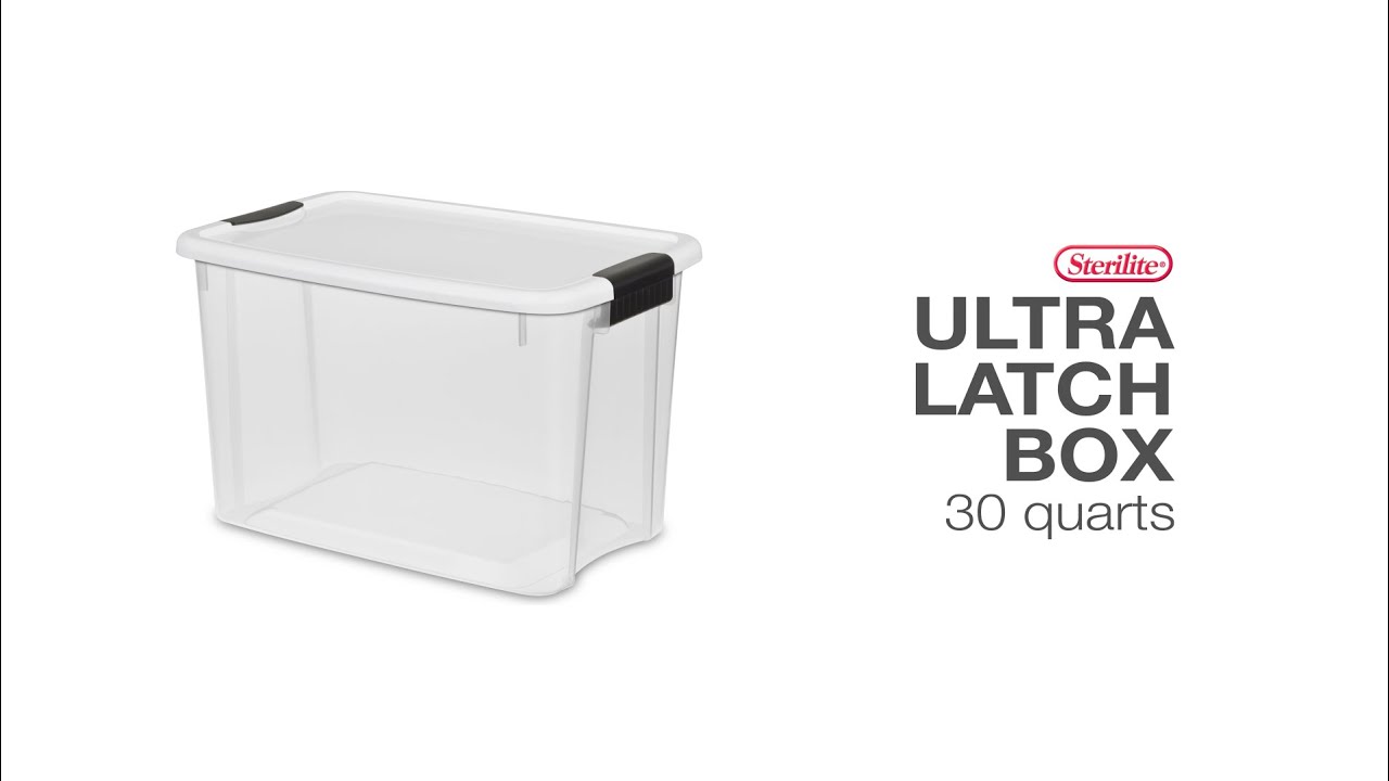 Sterilite 30 Quart Ultra Latch Box