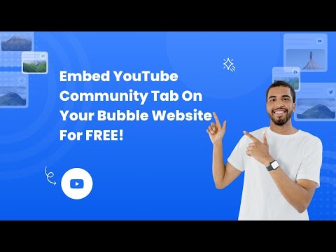 How to embed YouTube Community Tab on Bubble for FREE? #embed #free #youtube #communitytab