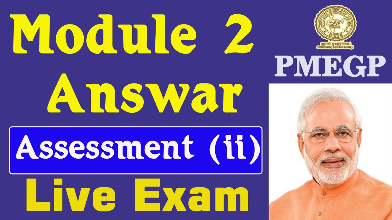 Pmegp edp training questions and answers II Edp training module 2 answer key IIedp training online