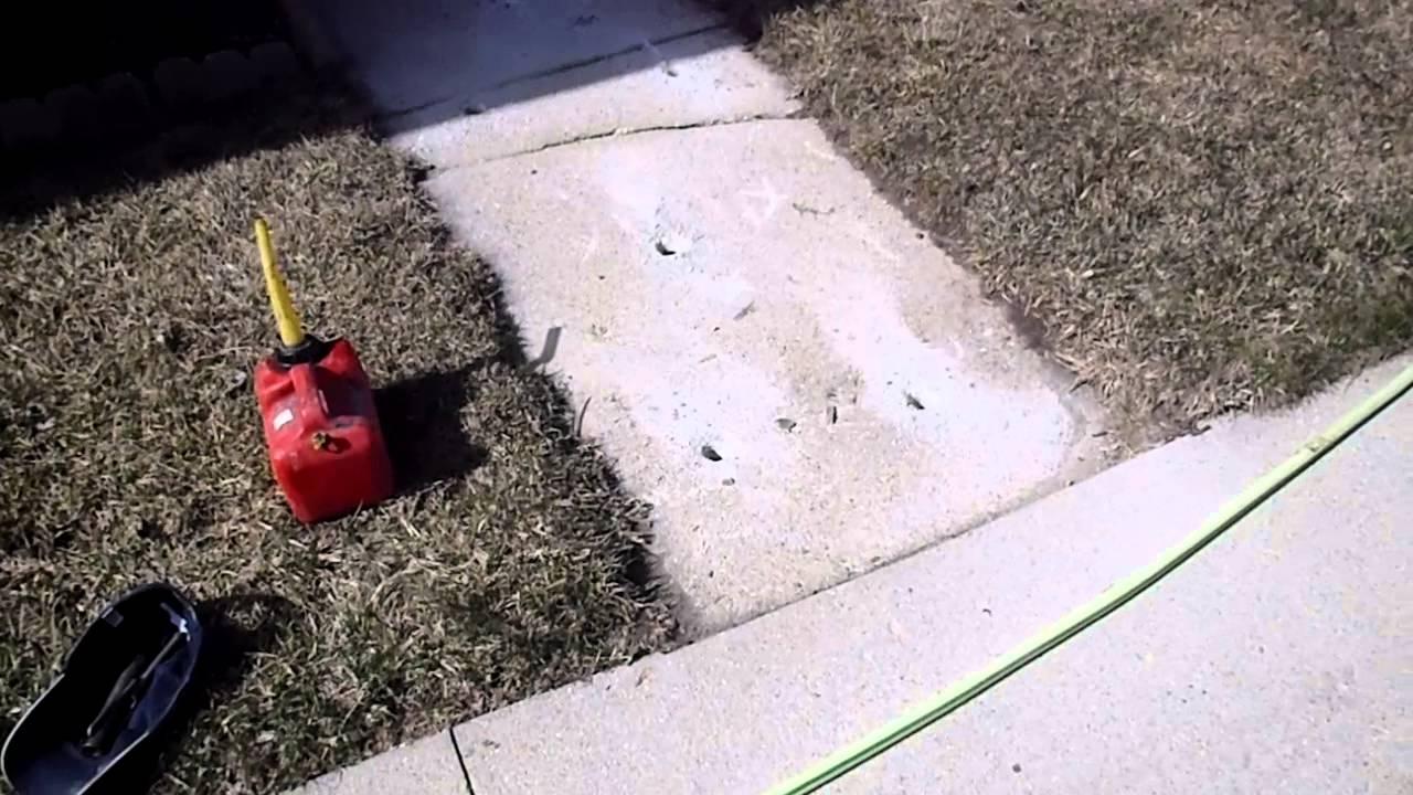 SINKING GARAGE-MUDJACKING FRONT WALK-ASPHALT RxR-MUDTeCH 2013