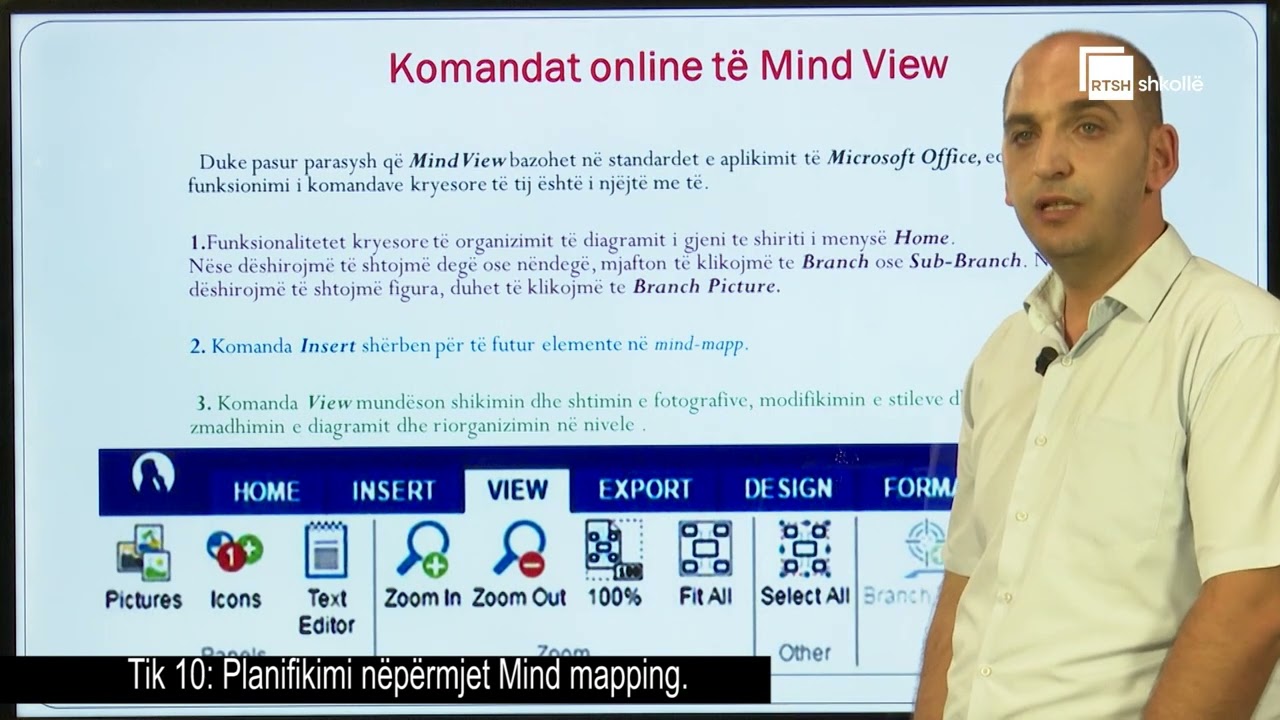 Planifikimi nëpërmjet Mind mapping | TIK 10