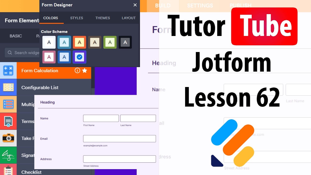 Jotform - Lesson 62 - Date Picker Widget