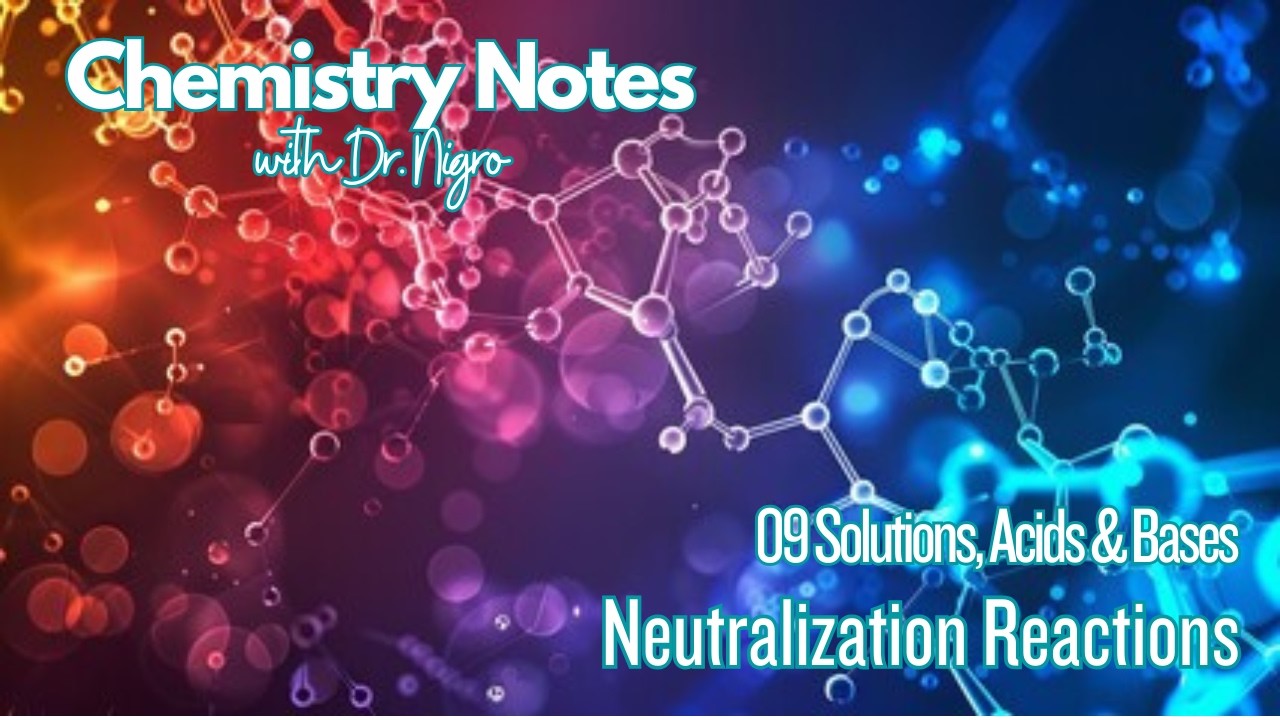 ABRHS Chemistry Notes: Neutralization Reactions