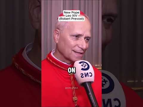 New Pope Leo XIV(Robert Prevost) Interview