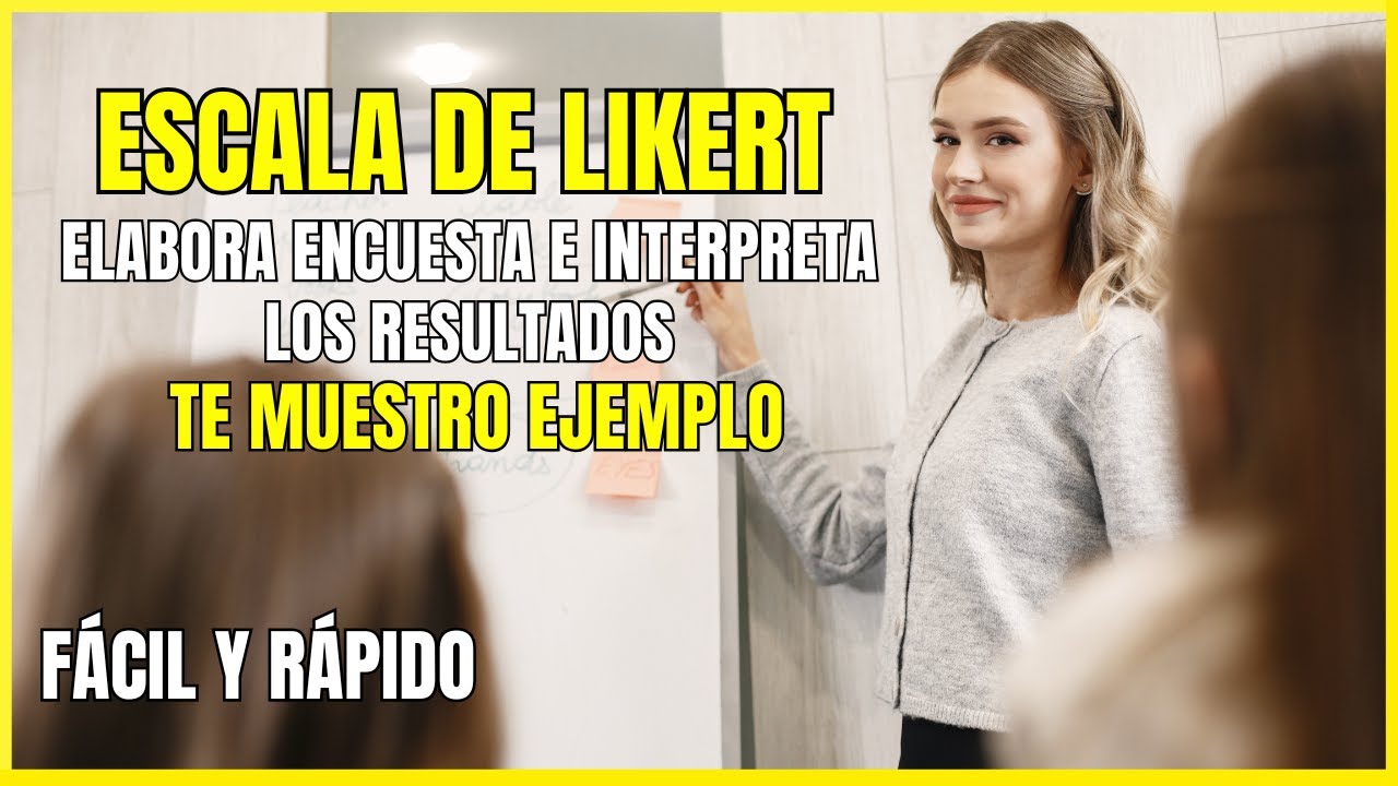 LIKERT SCALE: EXAMPLE for conducting a SURVEY and INTERPRETING the RESULTS