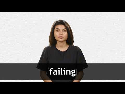 FAILING definition and meaning | Collins English Dictionary