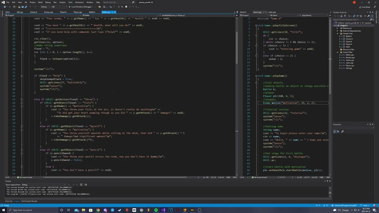 Assignment 2 Advanced Programming