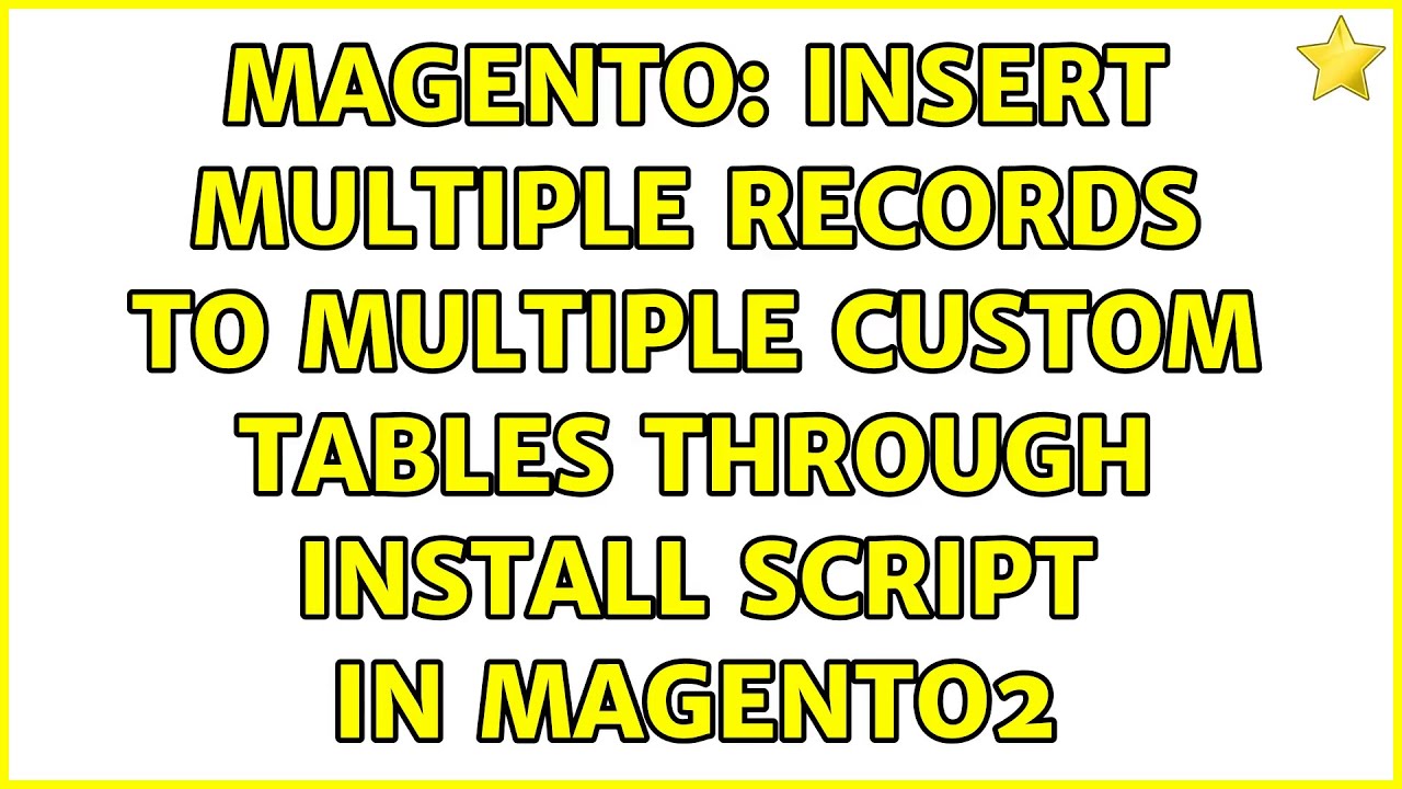 Magento: Insert multiple records to multiple custom tables through install script in magento2
