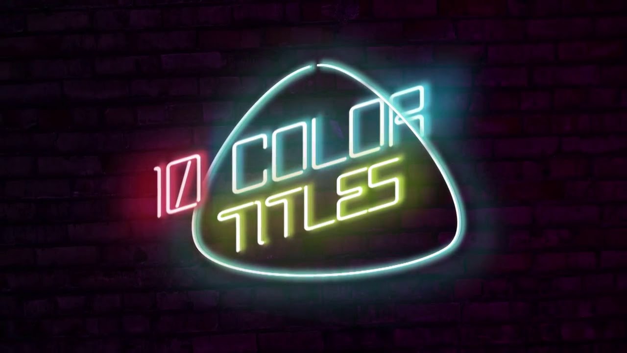 Neon Titles | Premiere Pro Templates - Motion Array