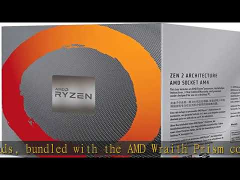AMD Ryzen 7 3800X 8-Core, 16-Thread Unlocked Desktop Processor with Wraith Prism LED Cooler